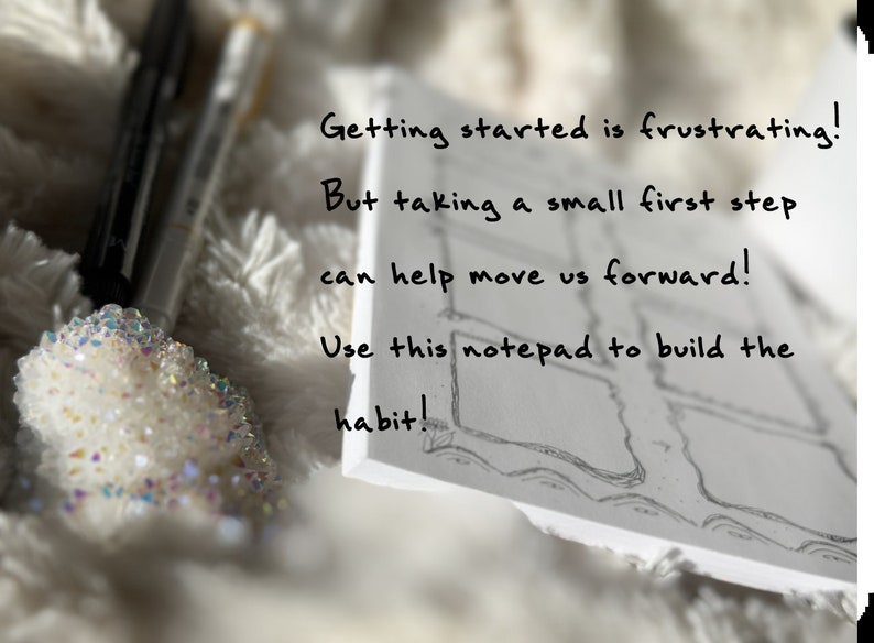 ADHD to Do List Notepad - Cute Illustrated! - Etsy