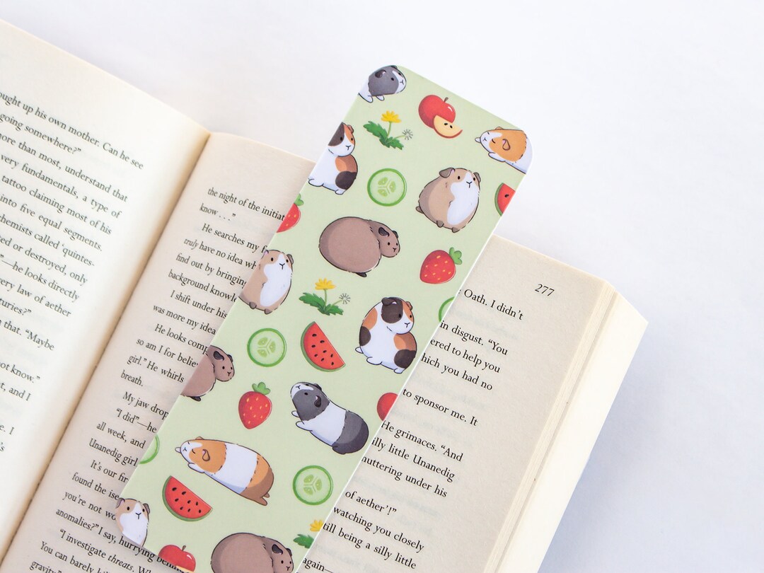 Guinea Pig Bookmark - Guinea Pig - Cute Bookmark - Guinea Pig Gift ...