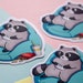Gamer Racoon Sticker Laptop Stickers Planner Sticker - Etsy