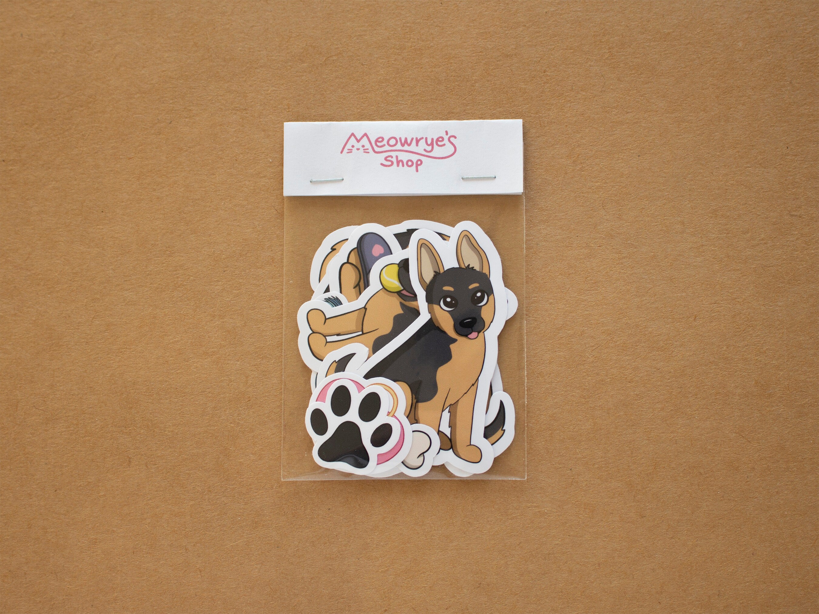 Cute German Shepherd Dog Sticker Pack Laptop Stickers - Etsy