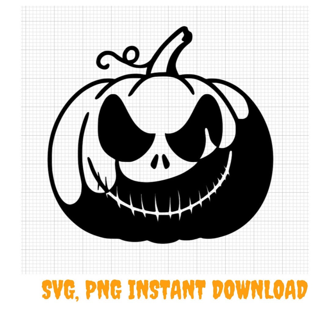 Halloween Digital Jack Shadow SVG, Halloween Cut Files and Instant ...