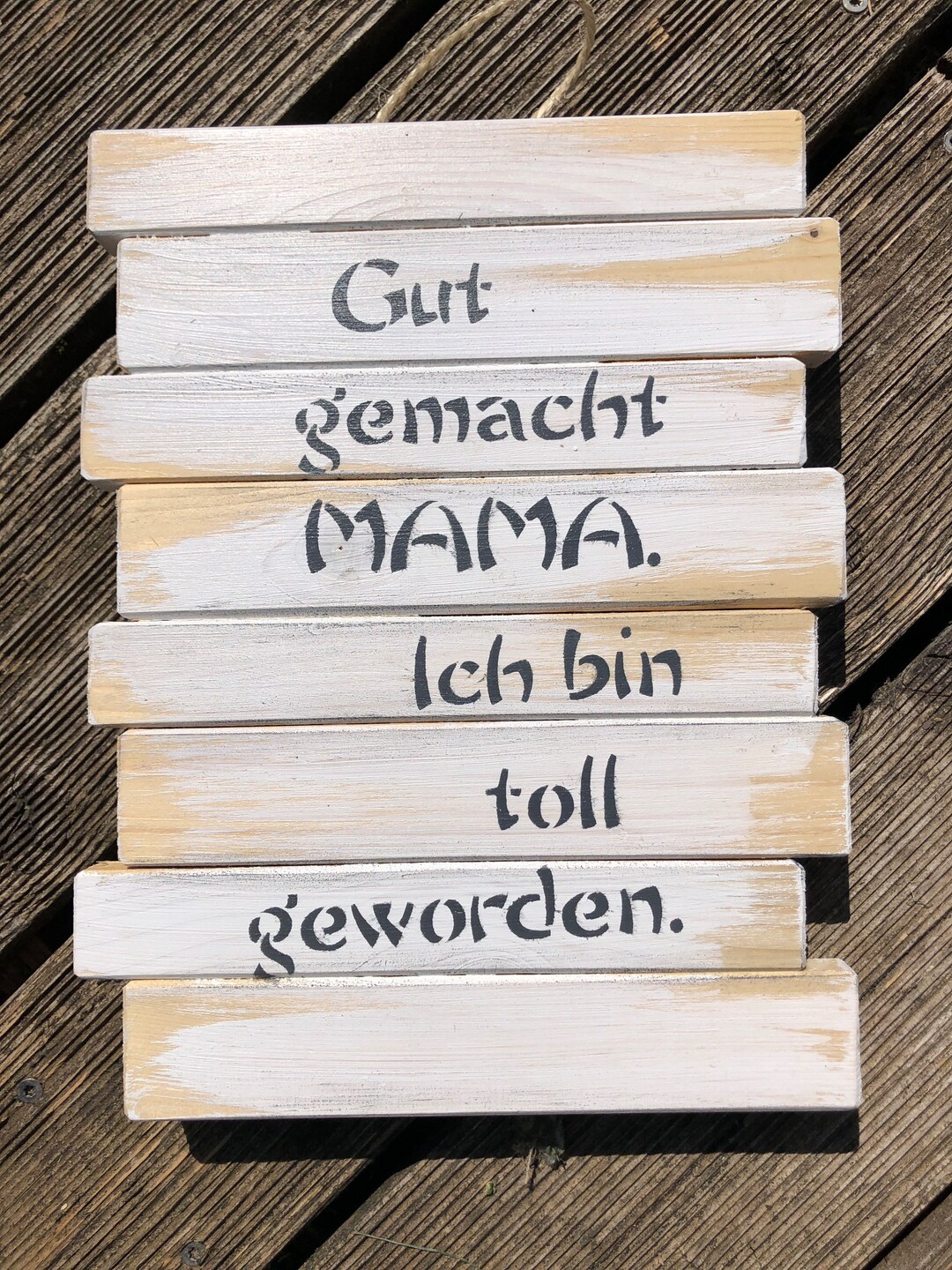 Letrero de madera Mamá Día de la Madre cumpleaños Trabajo manual - Etsy ...