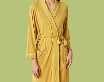 Bamboo Robes for Women | Etsy