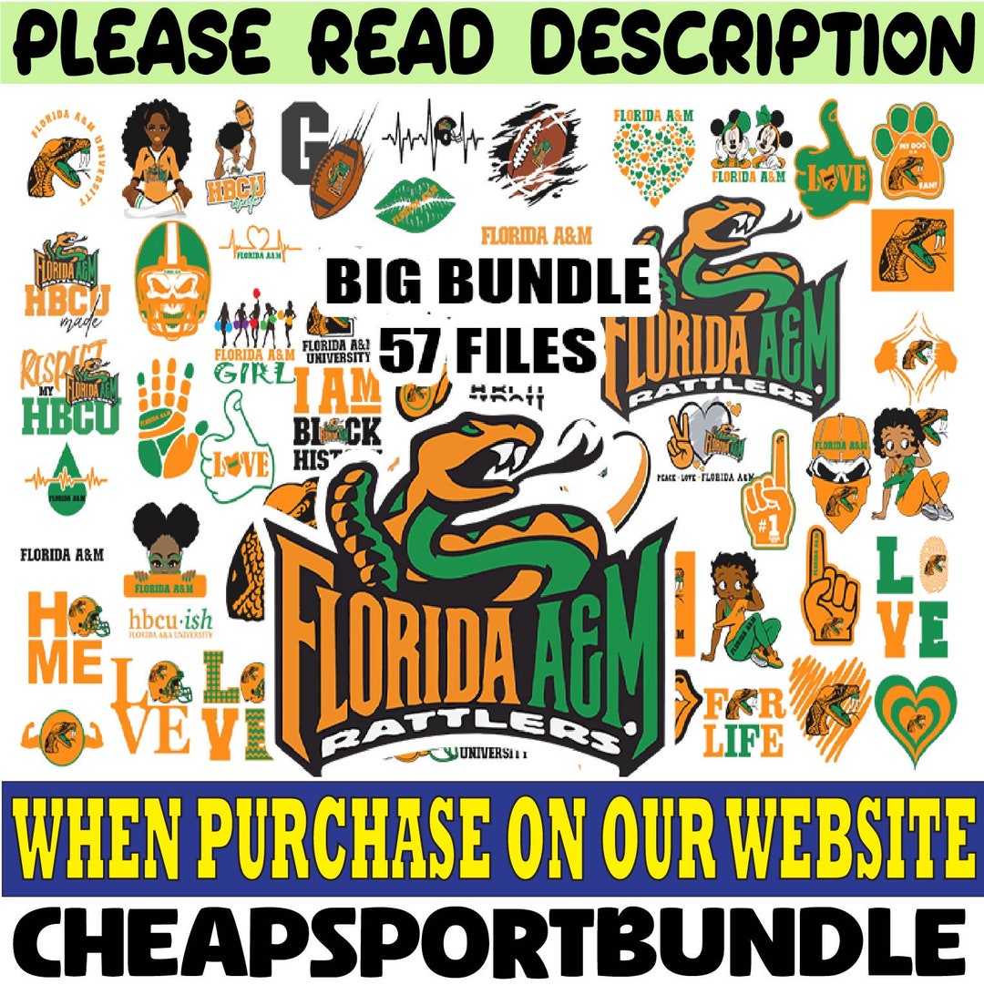 Famu Rattlers Svg HBCU Svg Collections HBCU Svg Football - Etsy