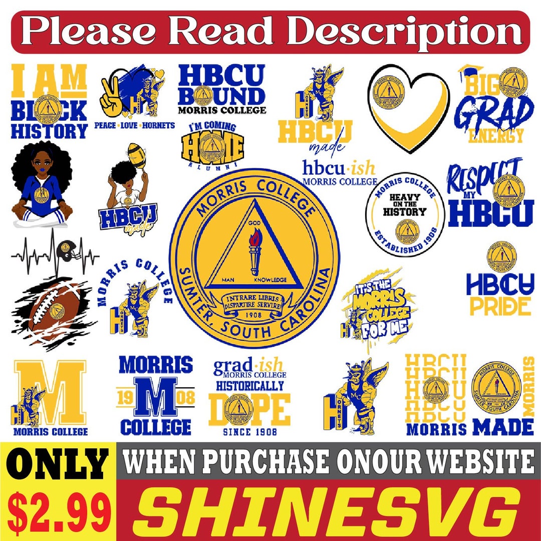 Bundle 25 Files Morris College Football Team Svg Morris - Etsy