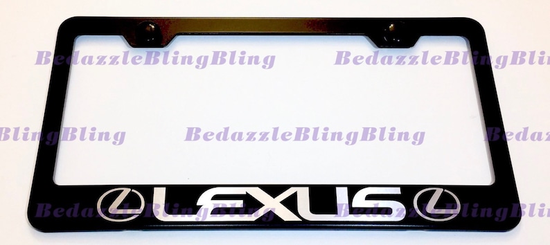 Lexus on Stainless Steel License Plate Frame W/ Bolt Caps - Etsy