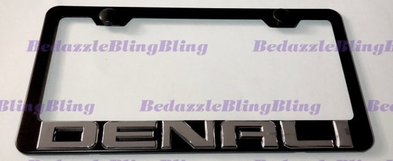 Denali 3D Emblem Badge On Stainless Steel License Plate Frame | Etsy
