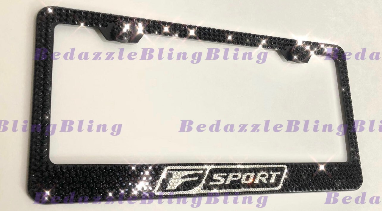 F Sport Lexus License Plate Frame Bedazzle Holder Made W/ - Etsy