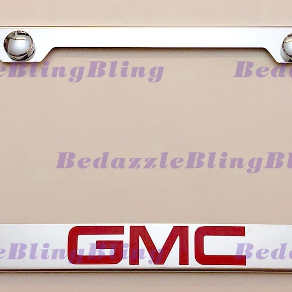Gmc License Plate Frame - Etsy