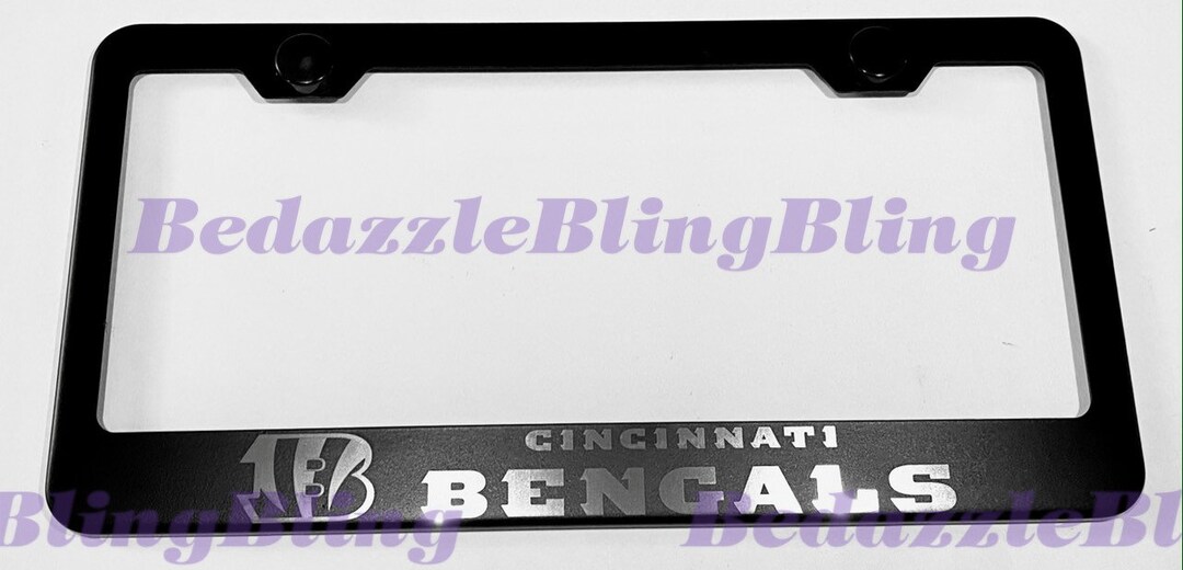 Cincinnati Bengals Football Laser Engraved Etched Stainless Steel ...