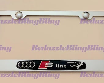 Audi License Plate Emblem - Etsy