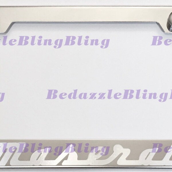 Maserati License Plate Frame - Etsy