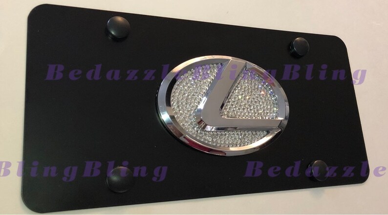 Lexus 3D Emblem License Front Plate Frame Bedazzle Made W/ - Etsy
