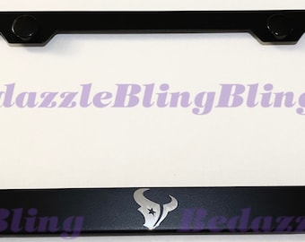 Houston License Plate Frame - Etsy