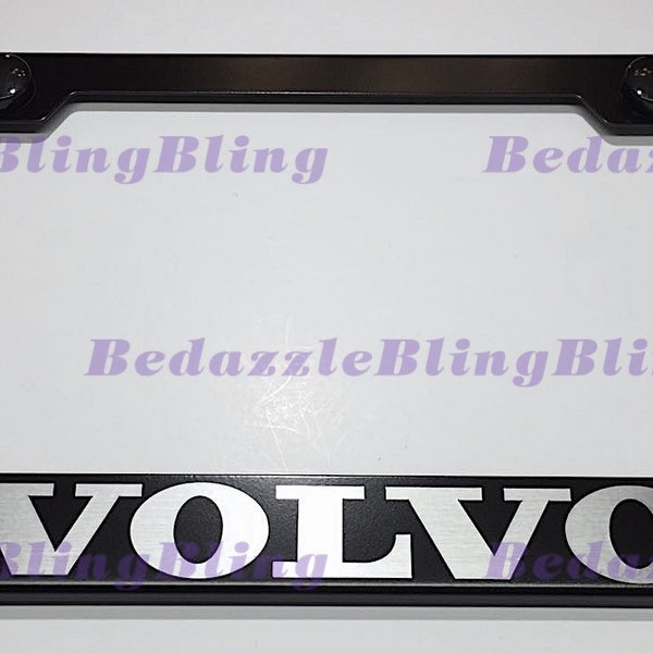 Volvo License Plate Frame - Etsy