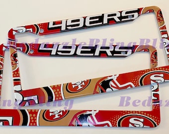 Sf 49ers License Plate Frame - Etsy