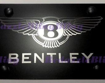 Bentley License Plate Frame - Etsy