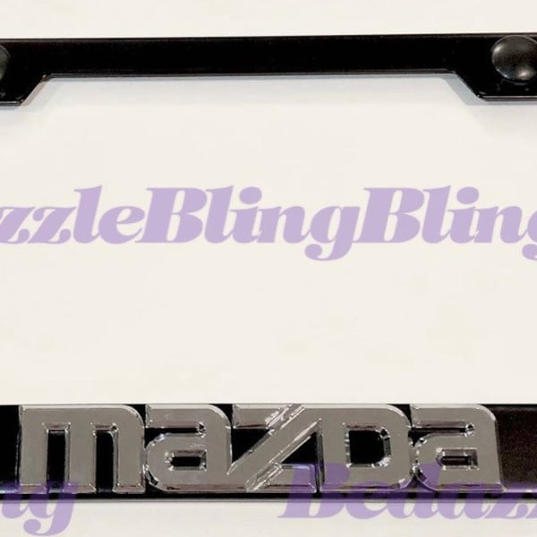 Mazda License Plate Frame - Etsy