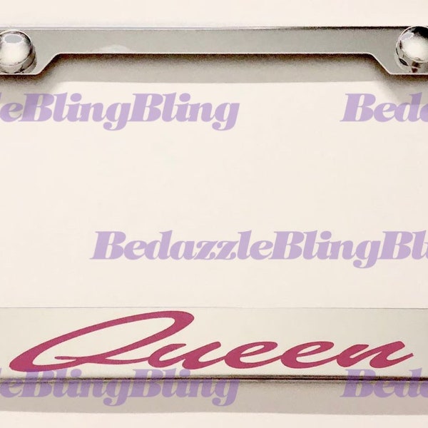 Queen License Plate - Etsy