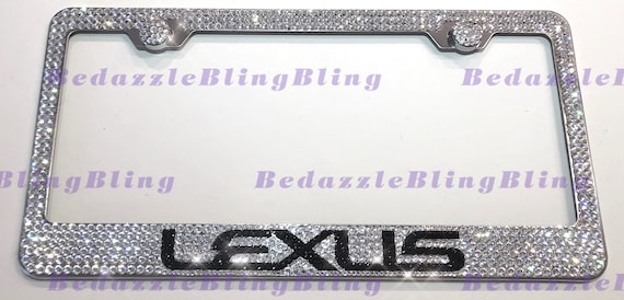 Lexus License Plate Frame Bedazzle Holder Made W/ Swarovski - Etsy