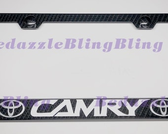 License Plate Frame Camry - Etsy
