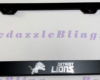 Detroit Lions License Plate - Etsy