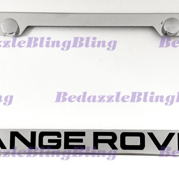 Range Rover License Plate Frame - Etsy