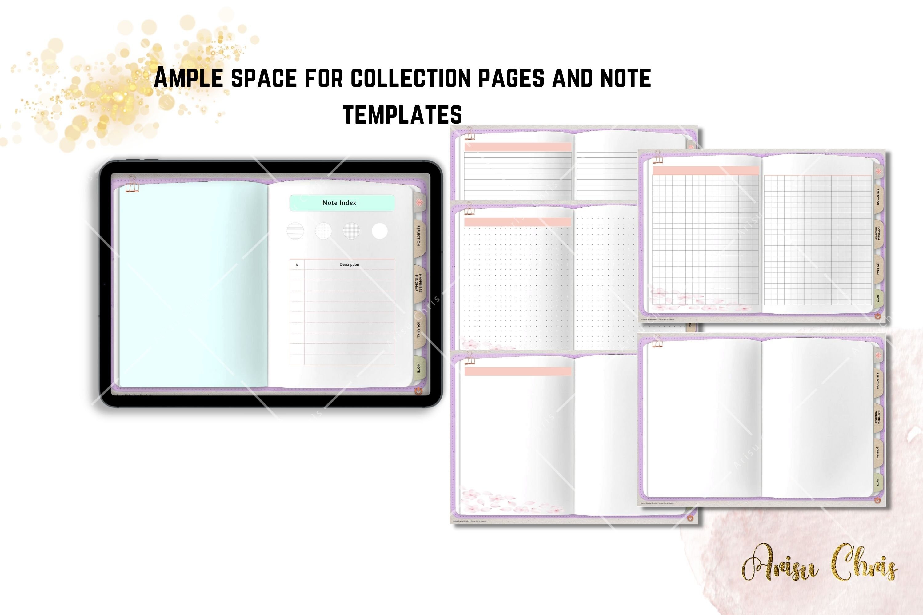 Art Journal Digital Bullet Journal Digital Bujo Custom Digital Bullet ...