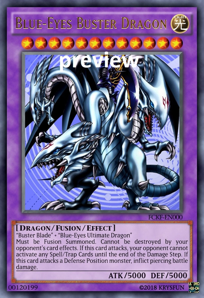 Buster Blader Fusions