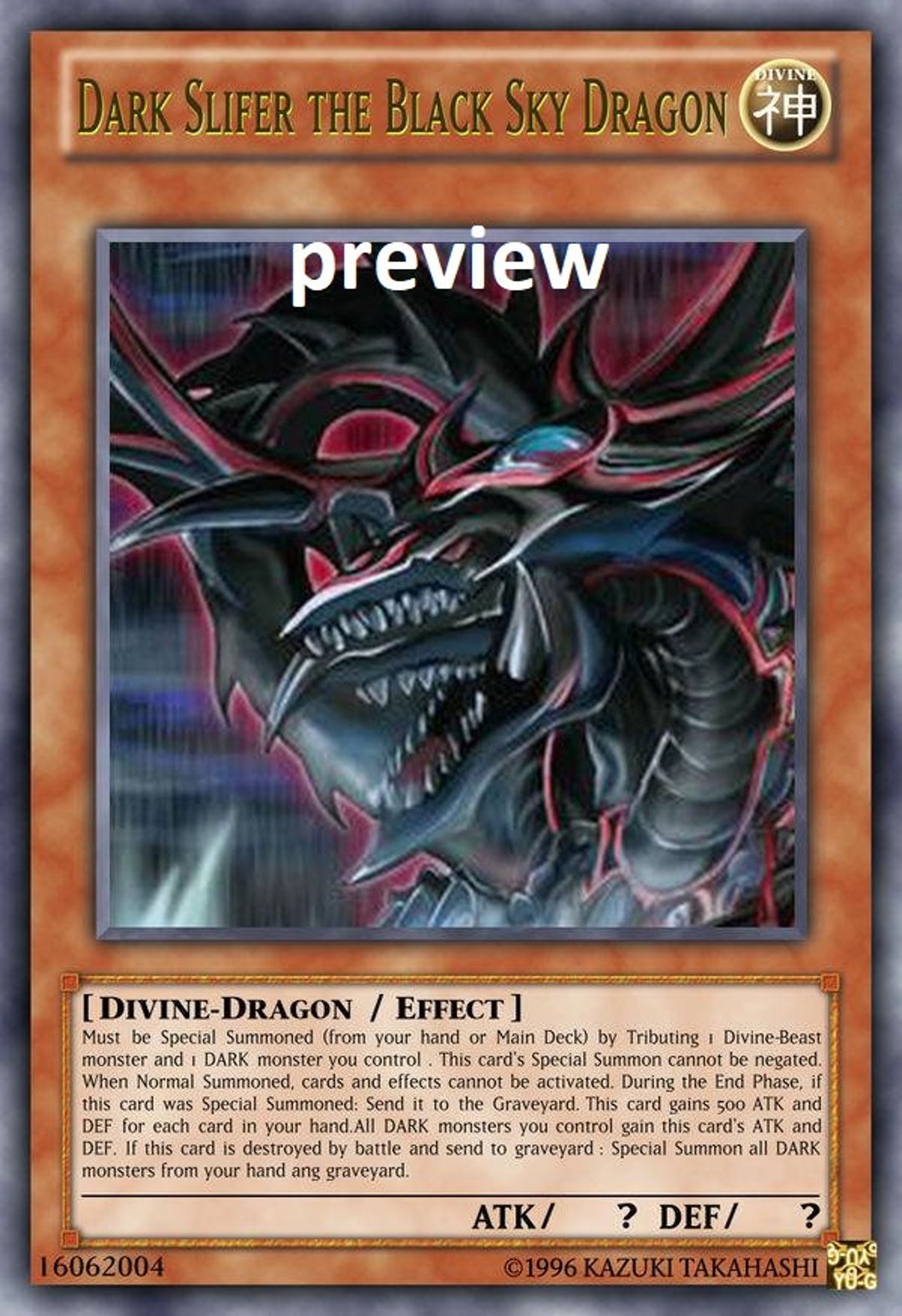 Slifer The Sky Dragon