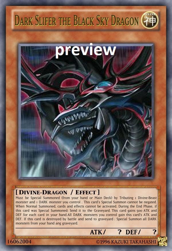 Slifer The Sky Dragon Real Card