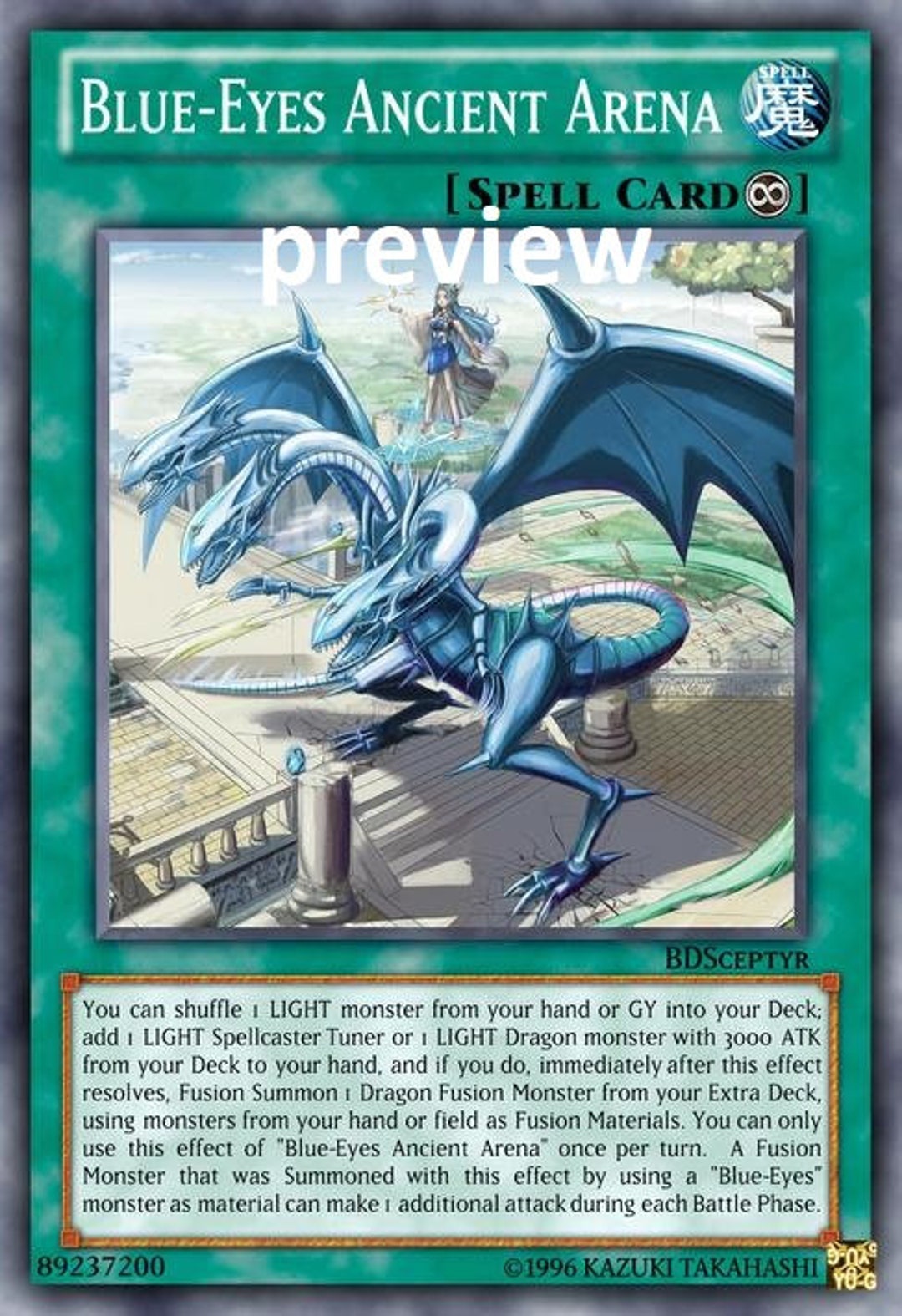 Galaxy Eyes Tachyon Dragon Orica