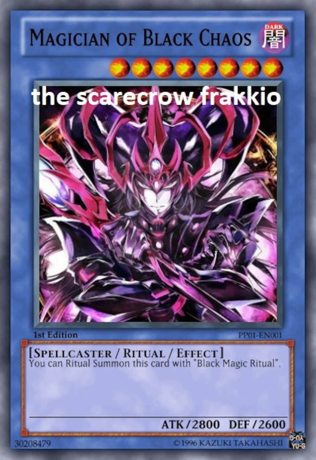 Magician of Black Chaos Orica Custom Card Dragon Obelisk Tormentor ...