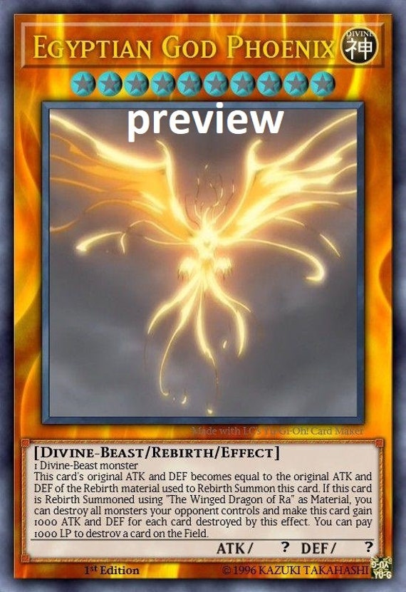 Egyptian God Cards Effects