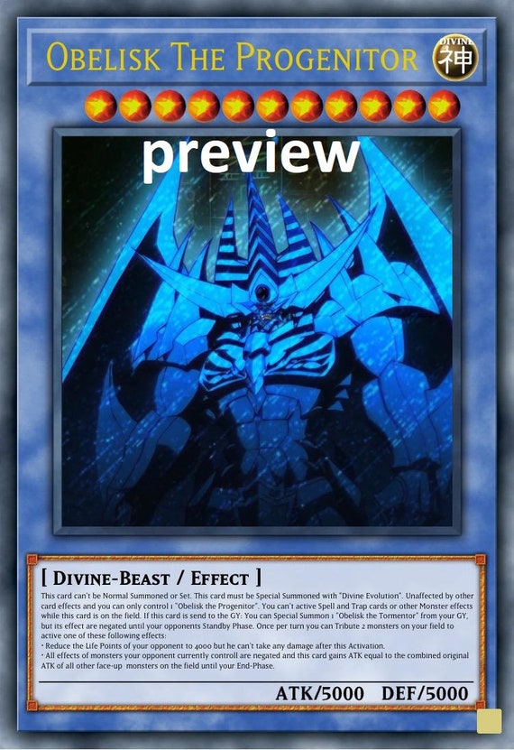 Yugioh Obelisk The Tormentor Card