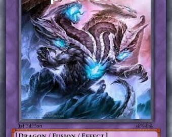 Blue-eyes Alternative Ultimate Dragon Orica Custom Card - Etsy