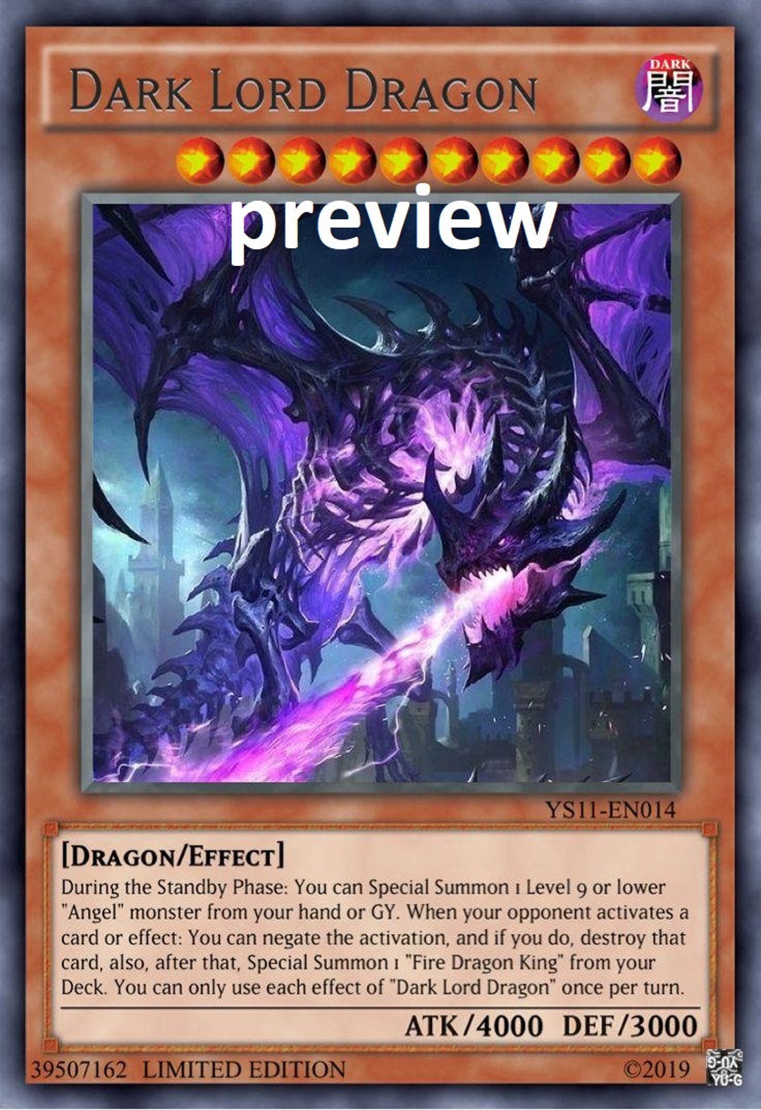 Light And Darkness Dragon Orica