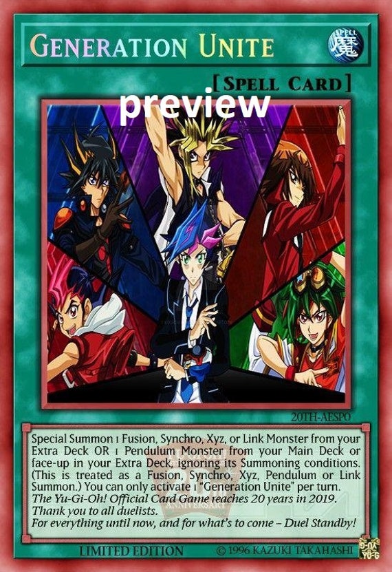 Generation Unite Orica Custom Card Obelisk Tormentor Winged | Etsy