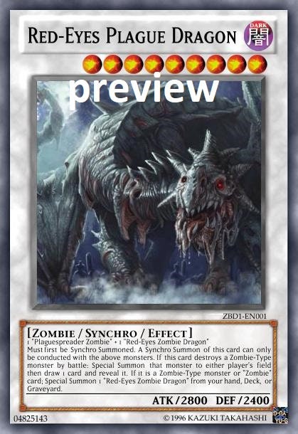 Yugioh Red Eyes Zombie Dragon