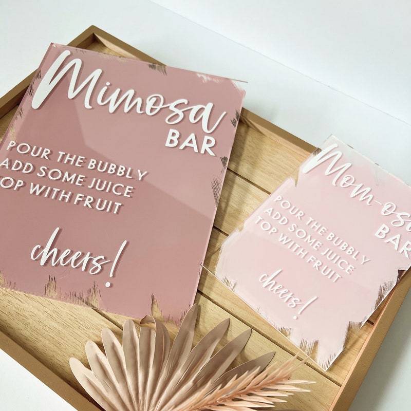Mimosa Bar Sign - Etsy