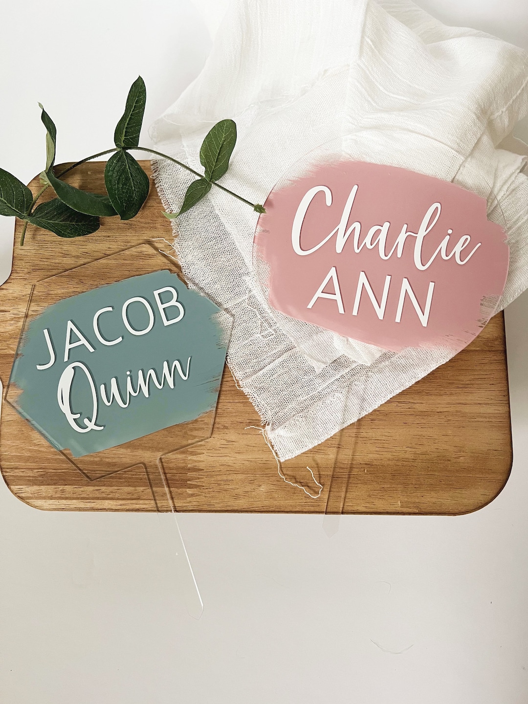 Custom Acrylic Name Cake Topper | Personalized Baby Name Cake Topper ...