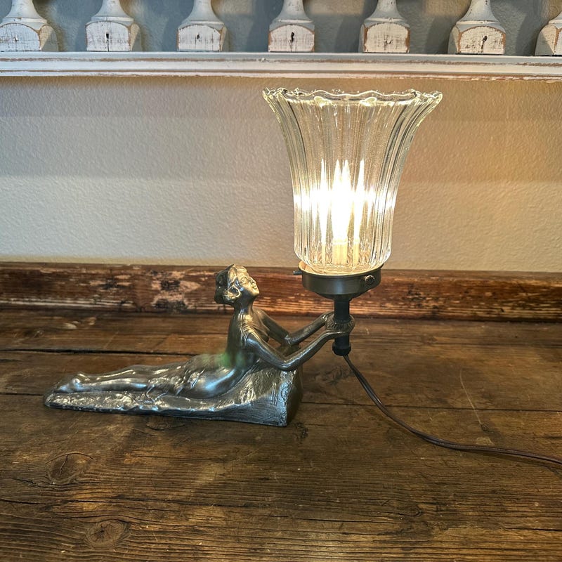 Art Nouveau Lamp - Etsy