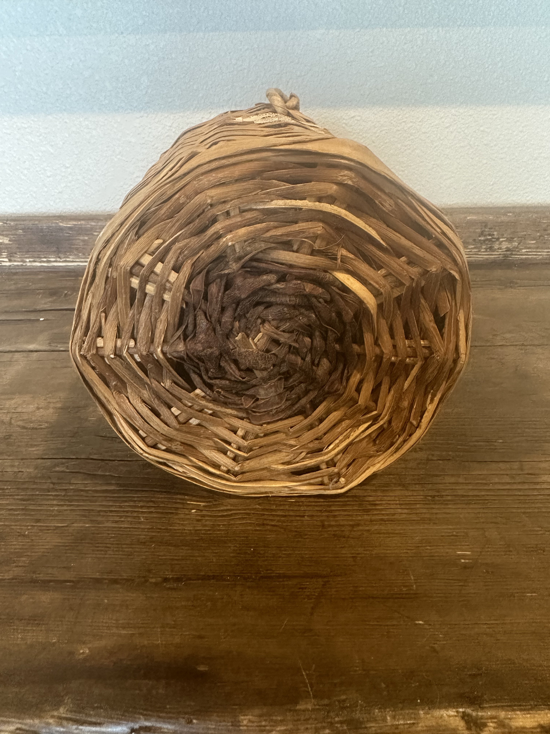 Vintage Wicker Wrapped Rum Demijohn Bottle, Aqua Blue/green Glass - Etsy