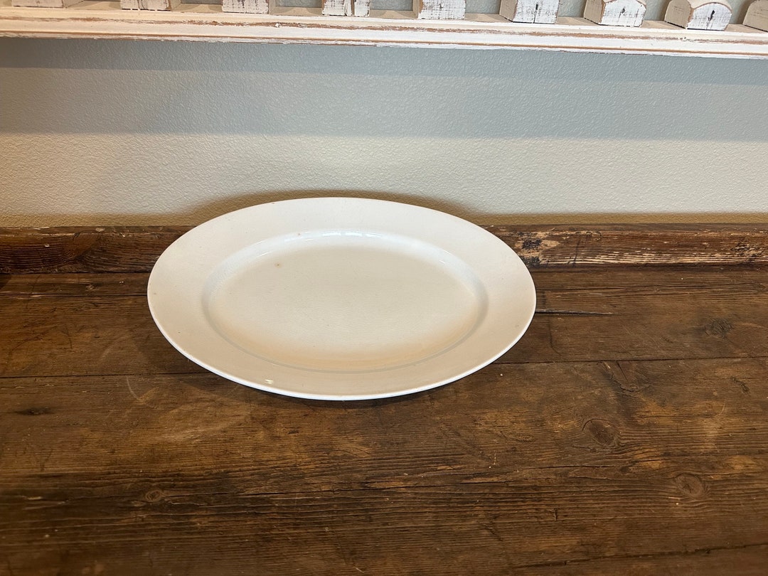 Thomas Furnival & Sons England Ironstone China Platter / Antique ...