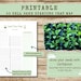 Printable Seed Tray Map 50 Cell Grid Layout With Labels, Seed Starting ...