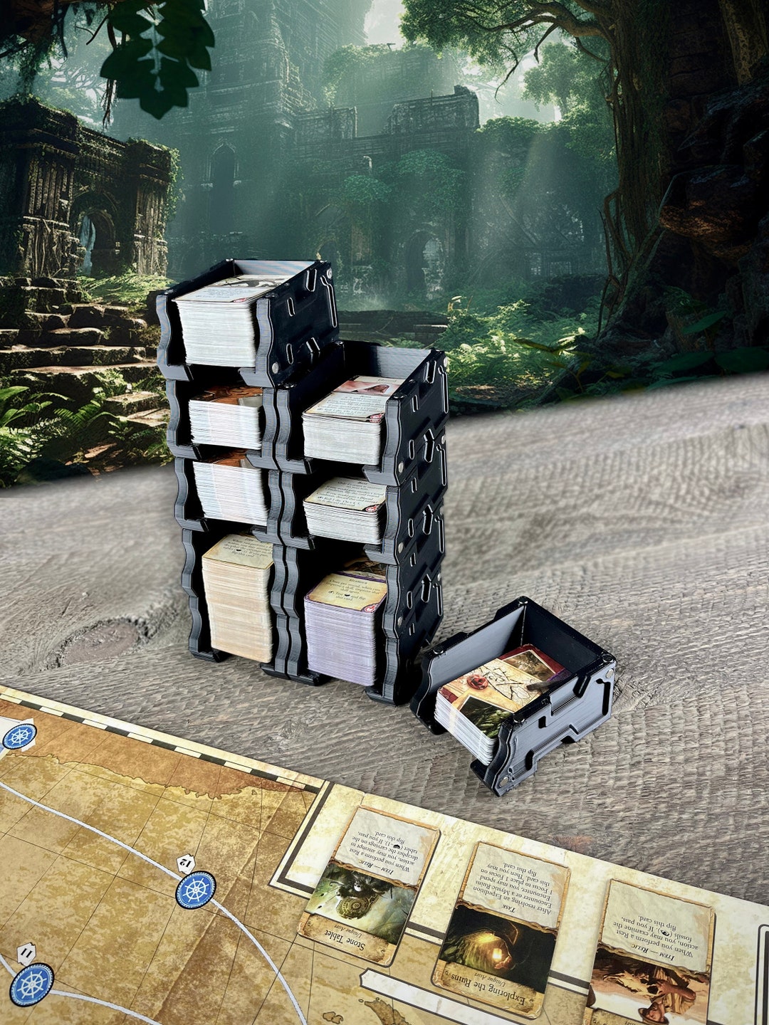 Magnetic Mini Card Deck Tray System for Eldritch Horror - Etsy