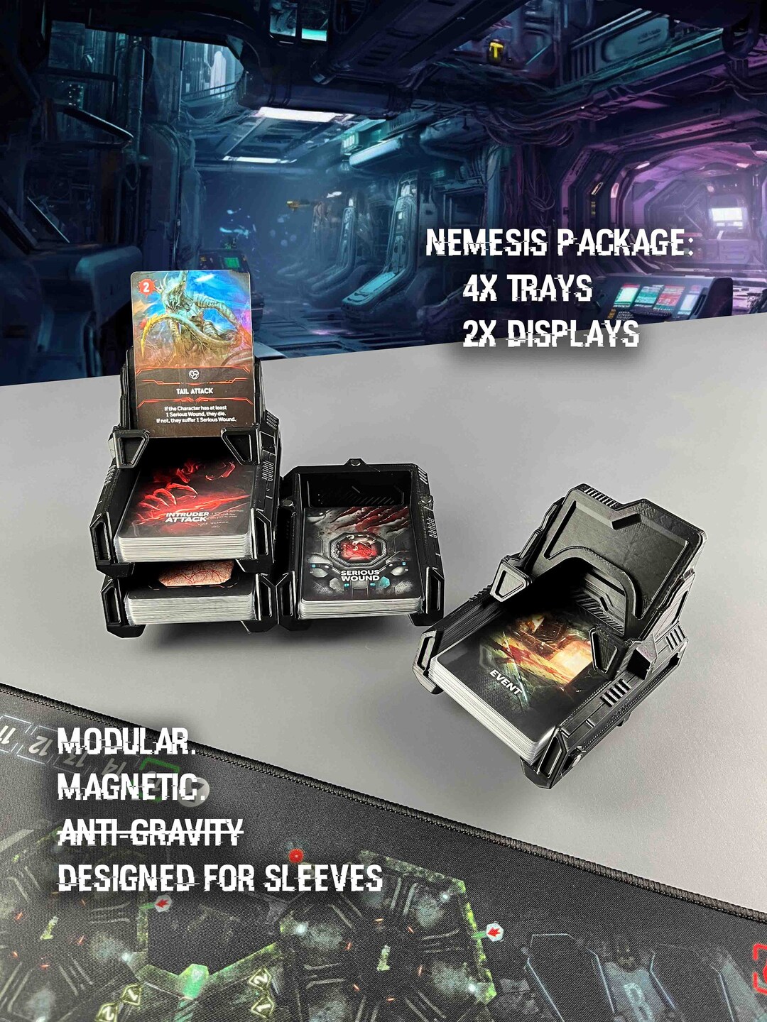 Nemesis Card Holder System mk.ii fits Standard Cards - Etsy