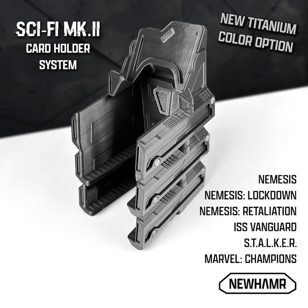 Sci-fi Mk. II Card Holder System Standard Size - Etsy