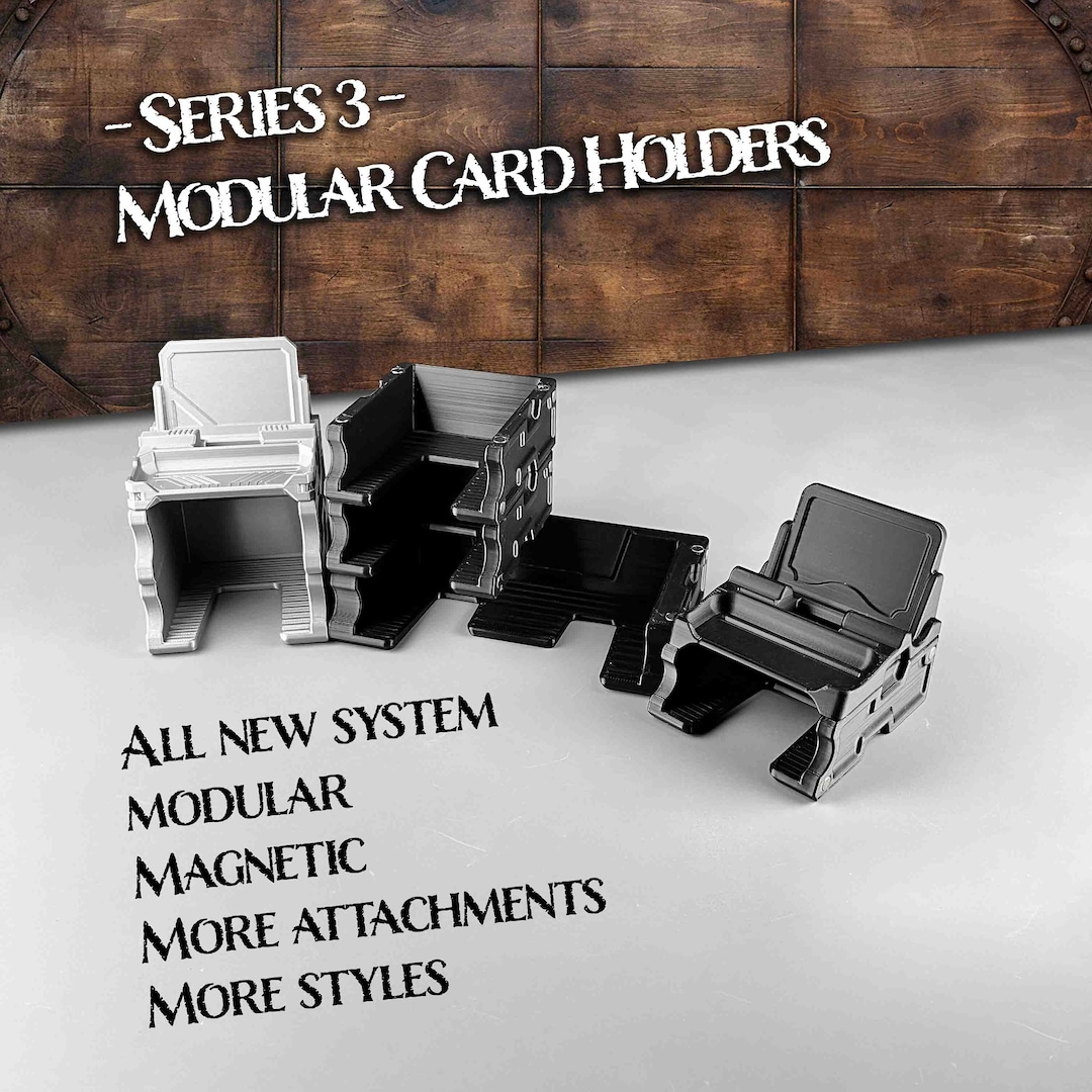 NEW! Series 3 Modular Card Holder System - Etsy