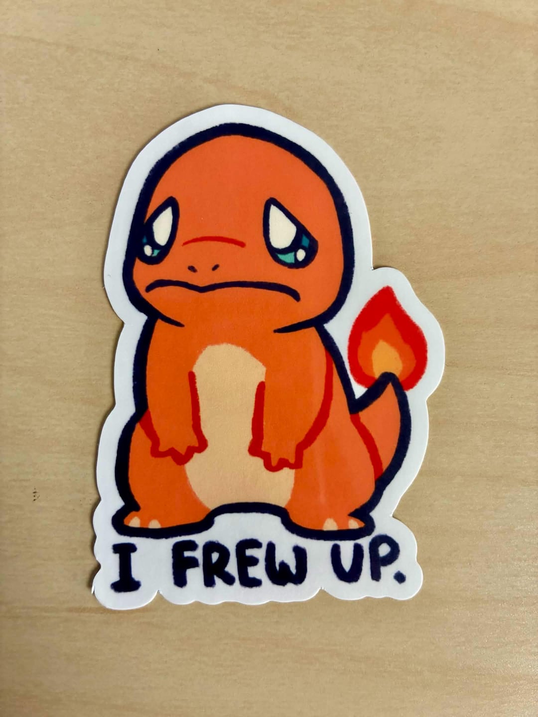 Poke I Frew up Meme Sticker - Etsy